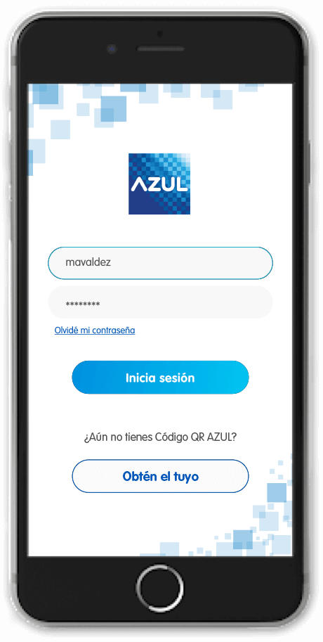 Código QR AZUL