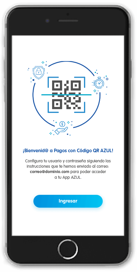Código QR AZUL